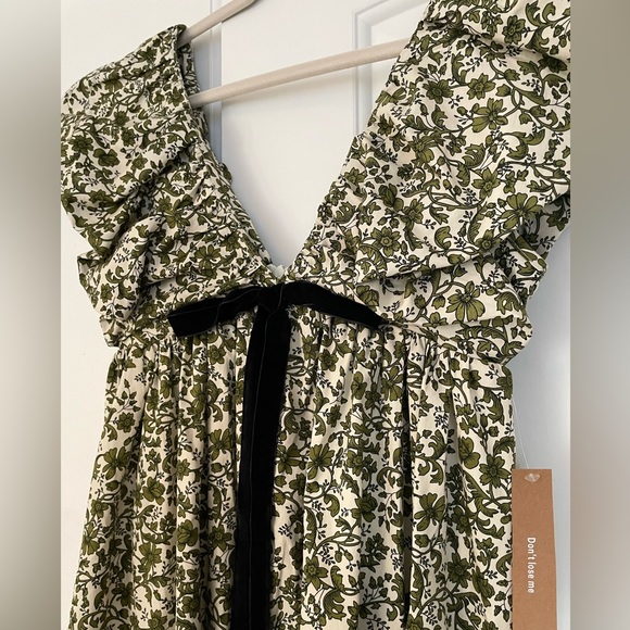 o.p.t | Dresses | Nwt Few Moda Opt Didi Dress In Green Floral Sold Out ...